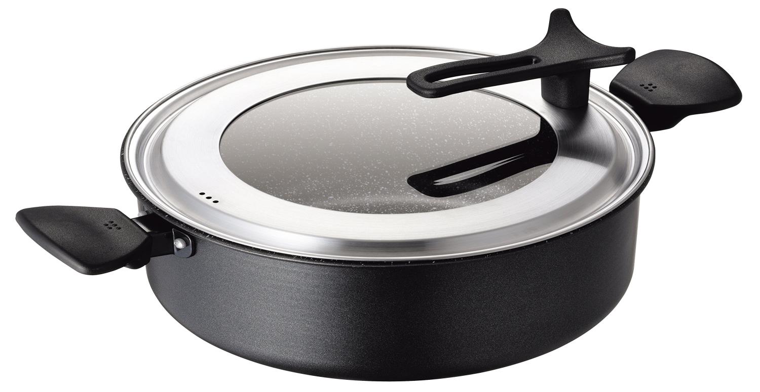 【楽天市場】貝印 KAI 軽い 軽量 両手鍋 26cm ガス火 IH対応 蓋付き PFOA PFOS フリー KHS DW5646：ここでまーと 楽天市場店