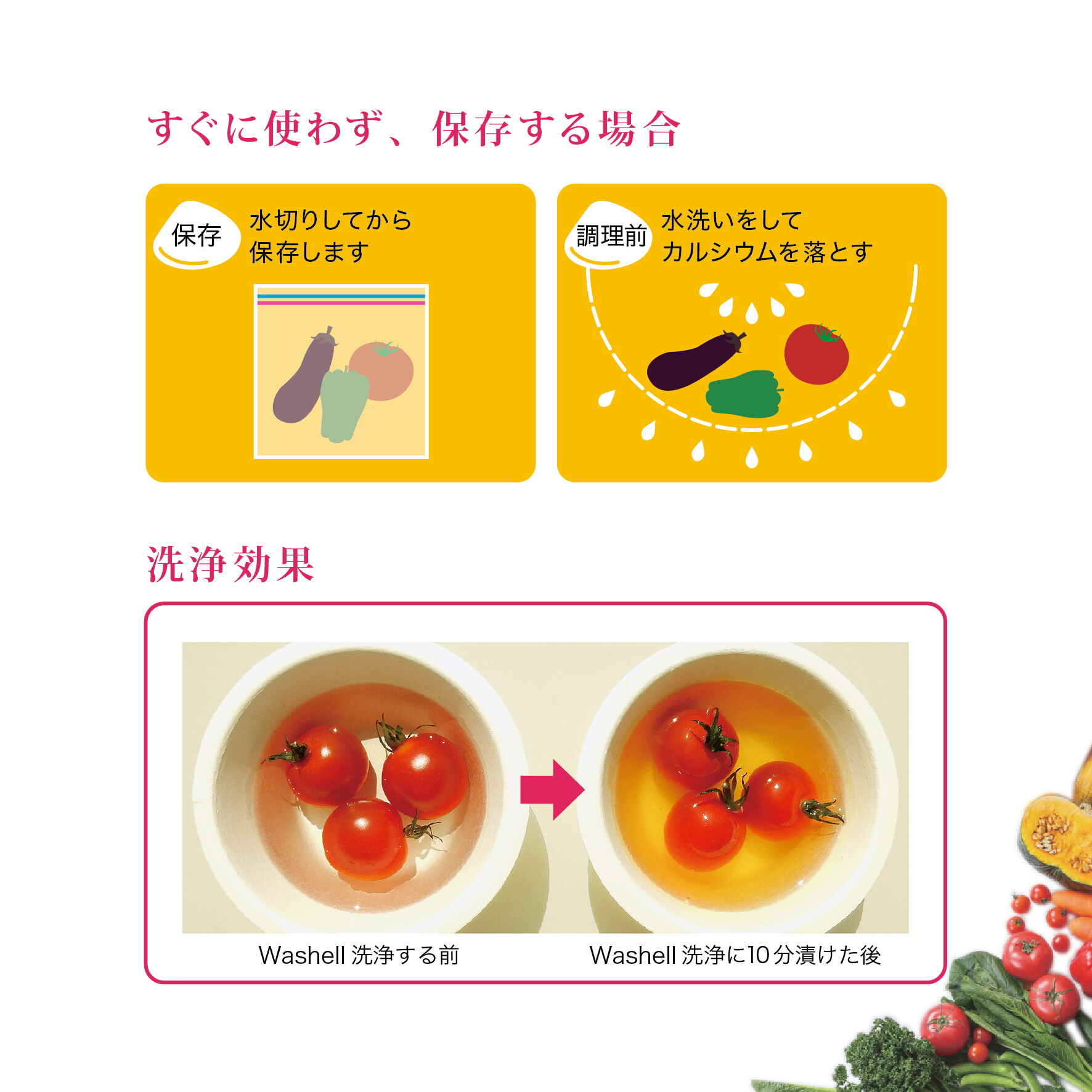 【楽天市場】【正規代理店】【レターパック発送商品のため日時指定できません】安全性が高い 野菜と果物の洗浄パウダー Washell 100g 2個セット 送料無料 ウォッシェル 国産 除菌 抗菌 ...