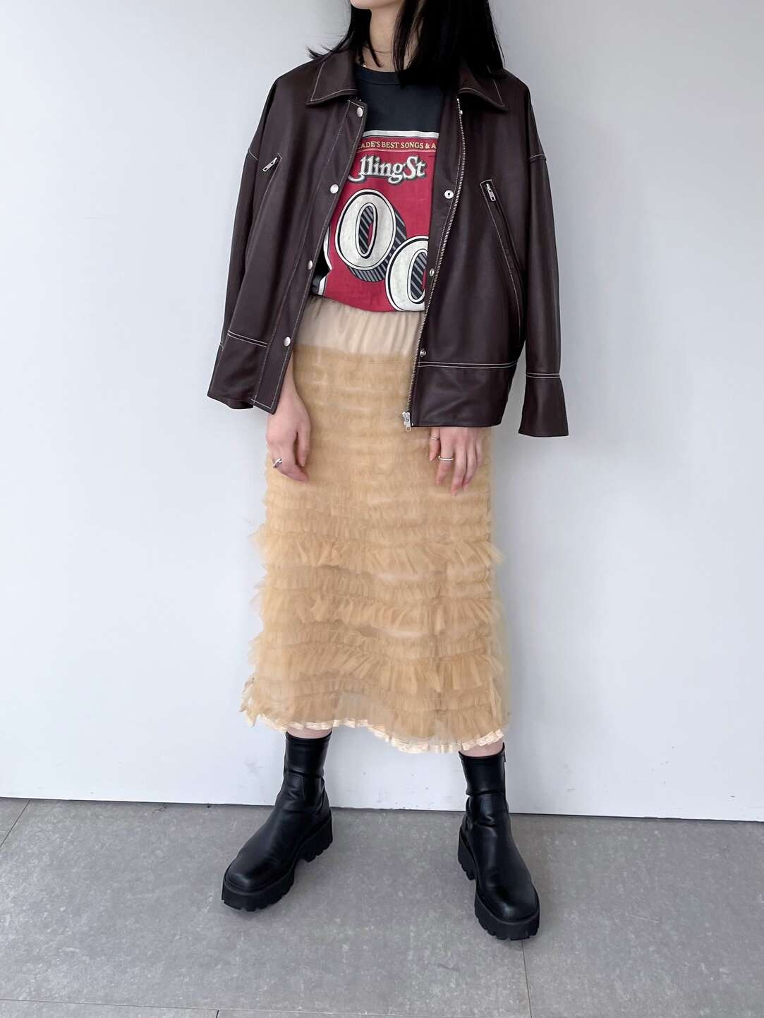 【楽天市場】【SALT+】 エコレザージップポケットデザインブルゾン ソルトプラスジャパン ステッチ Jacket メンズライク レザー ...