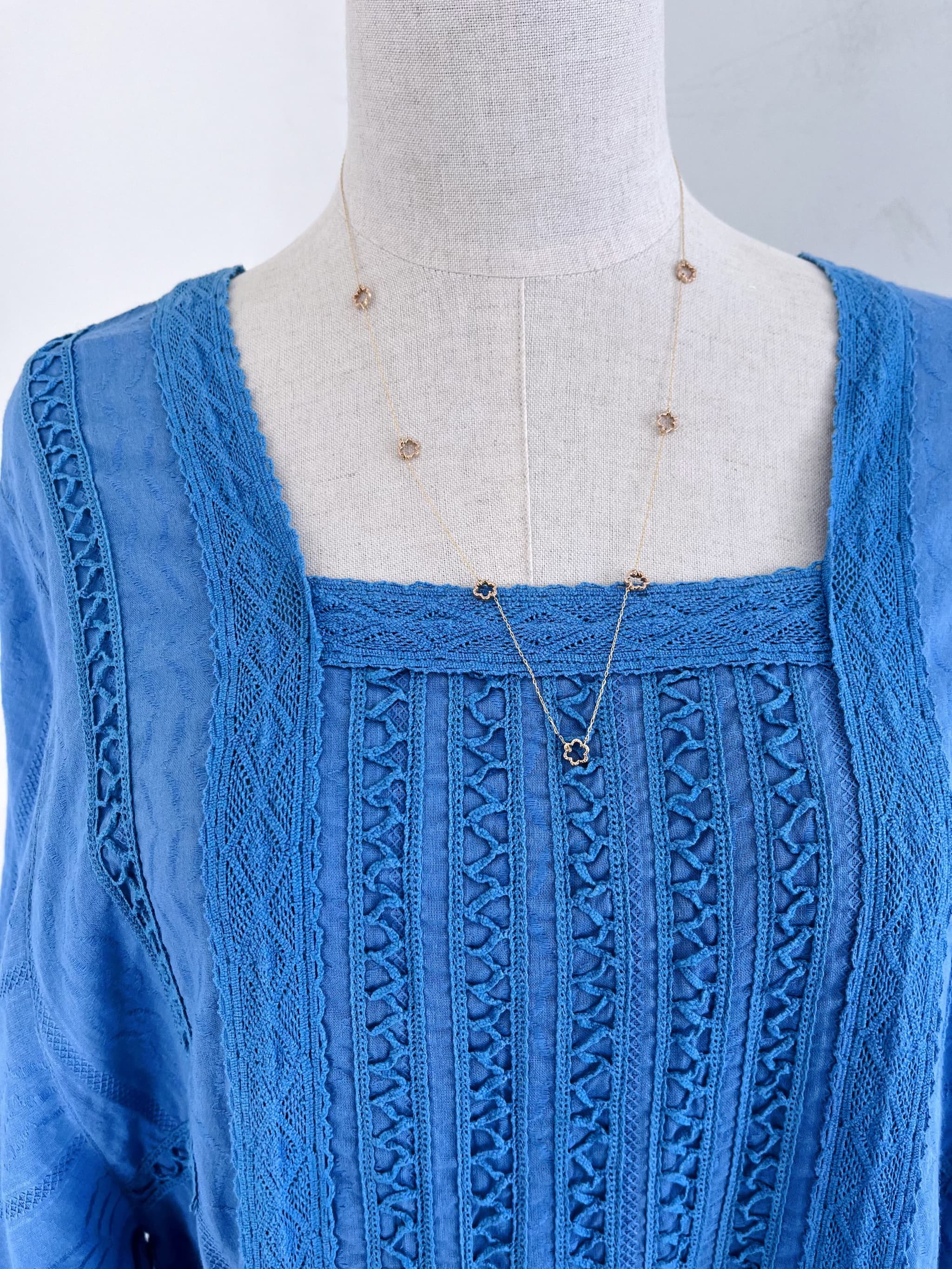 【楽天市場】受注 KAORU 【Mini Mimosa】 Necklace 10K （NK10YG-805-K10-K10）カオル ミモザ ネックレス 10K ジュエリー アクセサリー：KOKO