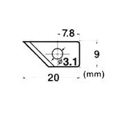 【楽天市場】NTカッター BC-400P 厚物円切りカッター用替刃 10枚パック【10個単位】：あかばね金物