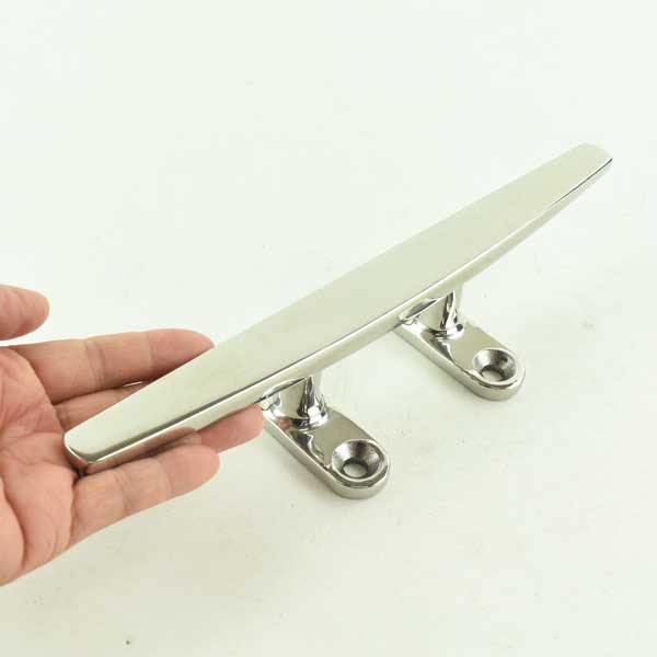 【楽天市場】水本 クリート KTL-10 ローフラット型 ステンレス 全長 250mm：あかばね金物