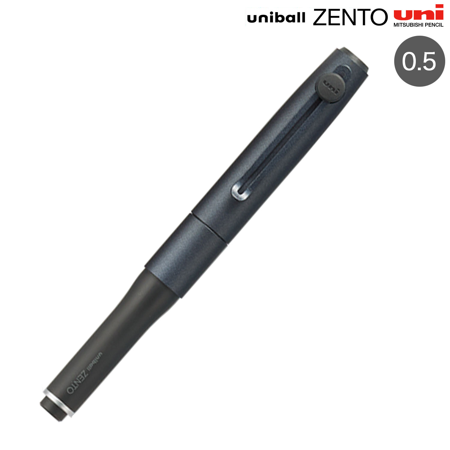 【楽天市場】三菱鉛筆 uniball ZENTO ユニボール ゼント シグニチャーモデル 0.5 UB-ZH-05M.24 メタリックブラック [入荷待ち]：こまもの本舗 楽天市場店