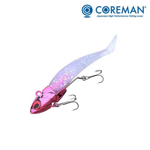 【楽天市場】【スーパーセール10倍】【メール便可】コアマン バイブレーションジグヘッド VJ-16 064ピンクヘッド/ケイムラパール：米源釣具店 楽天市場店