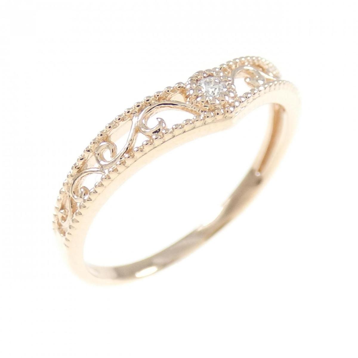 【楽天市場】K10PG ダイヤモンド リング【中古】：KOMEHYO ONLINESTORE 楽天市場店