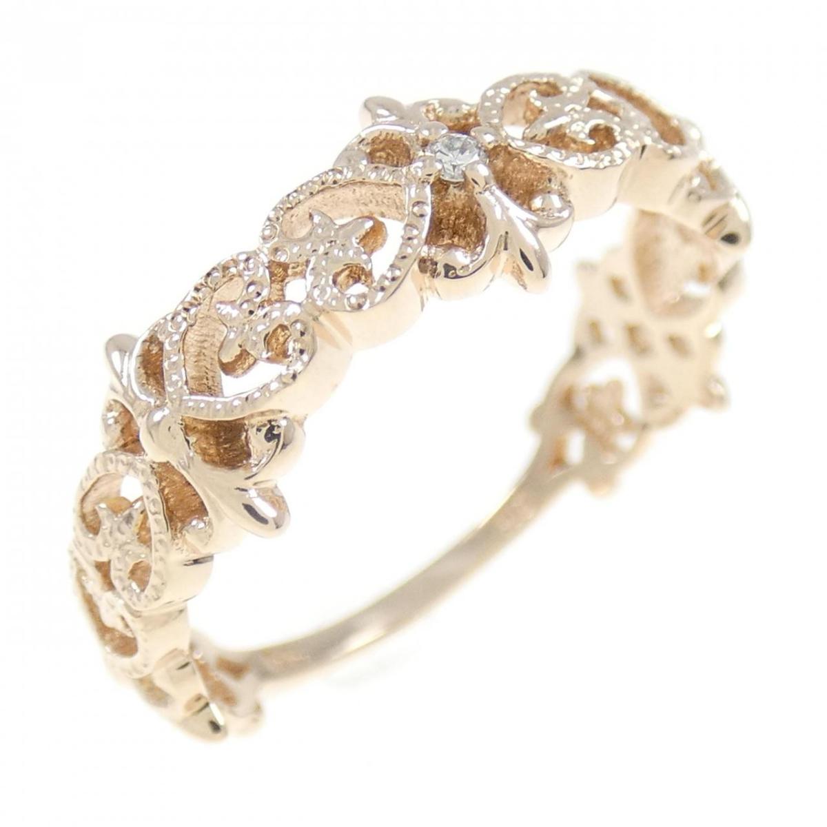 【楽天市場】K10PG ダイヤモンド リング【中古】：KOMEHYO ONLINESTORE 楽天市場店