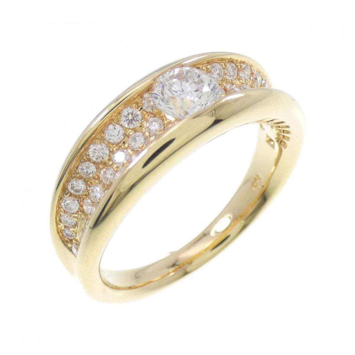 【楽天市場】K18YG パヴェ ダイヤモンド リング 0.364CT【中古】：KOMEHYO ONLINESTORE 楽天市場店