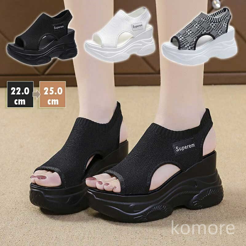 【楽天市場】【送料無料】ル コンフォート サンダル メッシュ 軽量 歩きやすい カジュアル 夏用 旅行 室内 お出かけ 美脚効果 歩きやすい ...