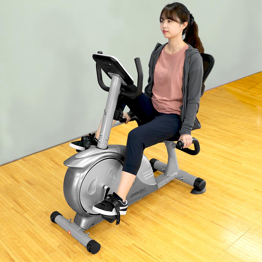 【楽天市場】フィットネスバイク リカンベントバイク 家庭用 静音 マグネット式 リハビリ 高齢者 自宅 DK-8604R 背もたれシート リハビリ 運動不足解消 エアロバイク コナミスポーツが ...