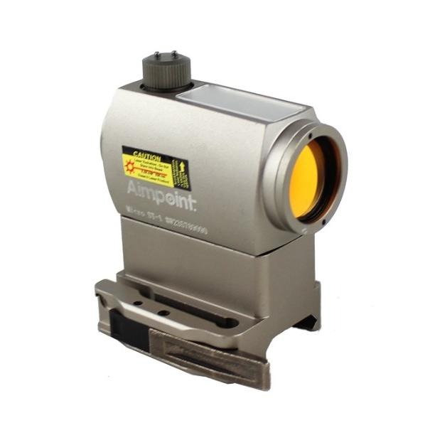 【楽天市場】新型 AIMPOINT T-1タイプ ドットサイト ハイマウント TAN ノーブランド rd-0041-tan：やるCAN
