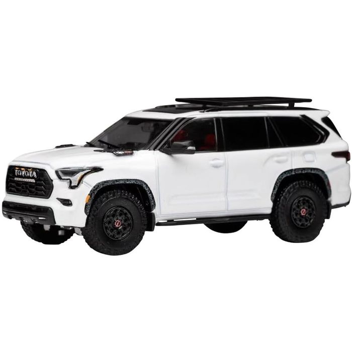 【楽天市場】GCD 1/64 トヨタ Sequoia TRD PRO Ice Cap White DiecastTalk x Lamley特注 ...