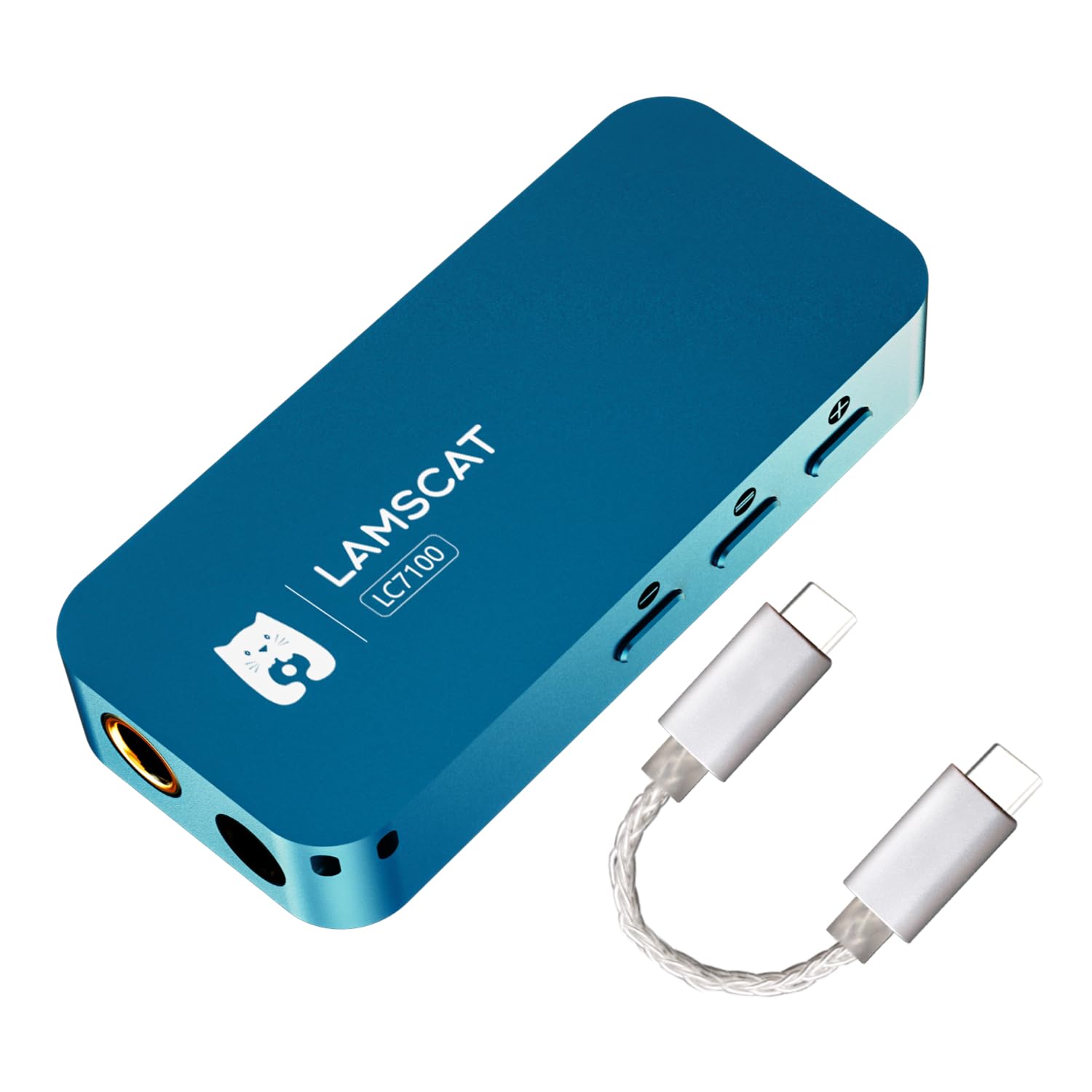 【楽天市場】LAMSCAT LC7100 USB-C ポータブルDACアンプ EQ調音 アプリ個性化 4.4mm/3.5mm 32bit ...