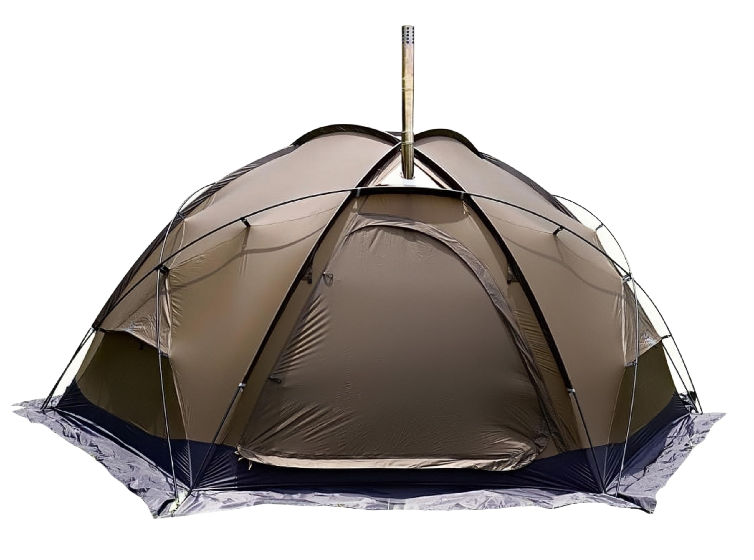 【楽天市場】Dandelion Shell ストーブジャック付きホットテント - 4人用4シーズン軽量シェルター、防水・防風機能付き、冬の ...