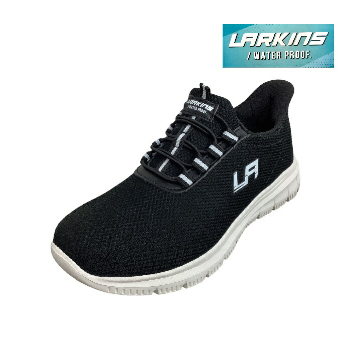 【楽天市場】【LARKINS ラーキンス L303 BLACK ブラック】 レディース スリッポン 軽量 カジュアル 防水 ハンズフリー 低反発：靴屋 【 KOOK