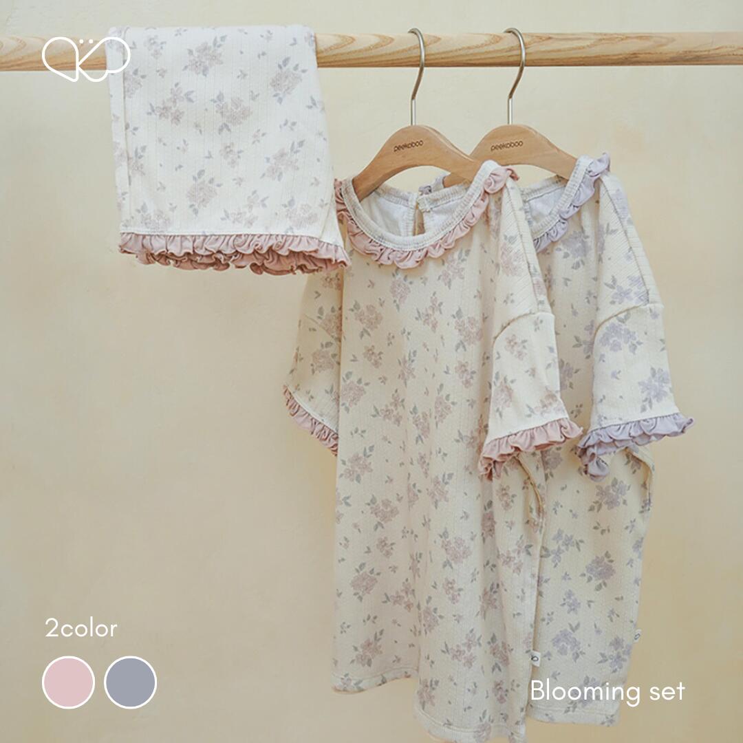 【楽天市場】【peekaboo-kids】Blooming set セットアップ ルームウェア 姉妹お揃い 親子お揃い 花柄 女の子 姉妹お揃い 韓国子供服韓国こども服：peekaboo japan
