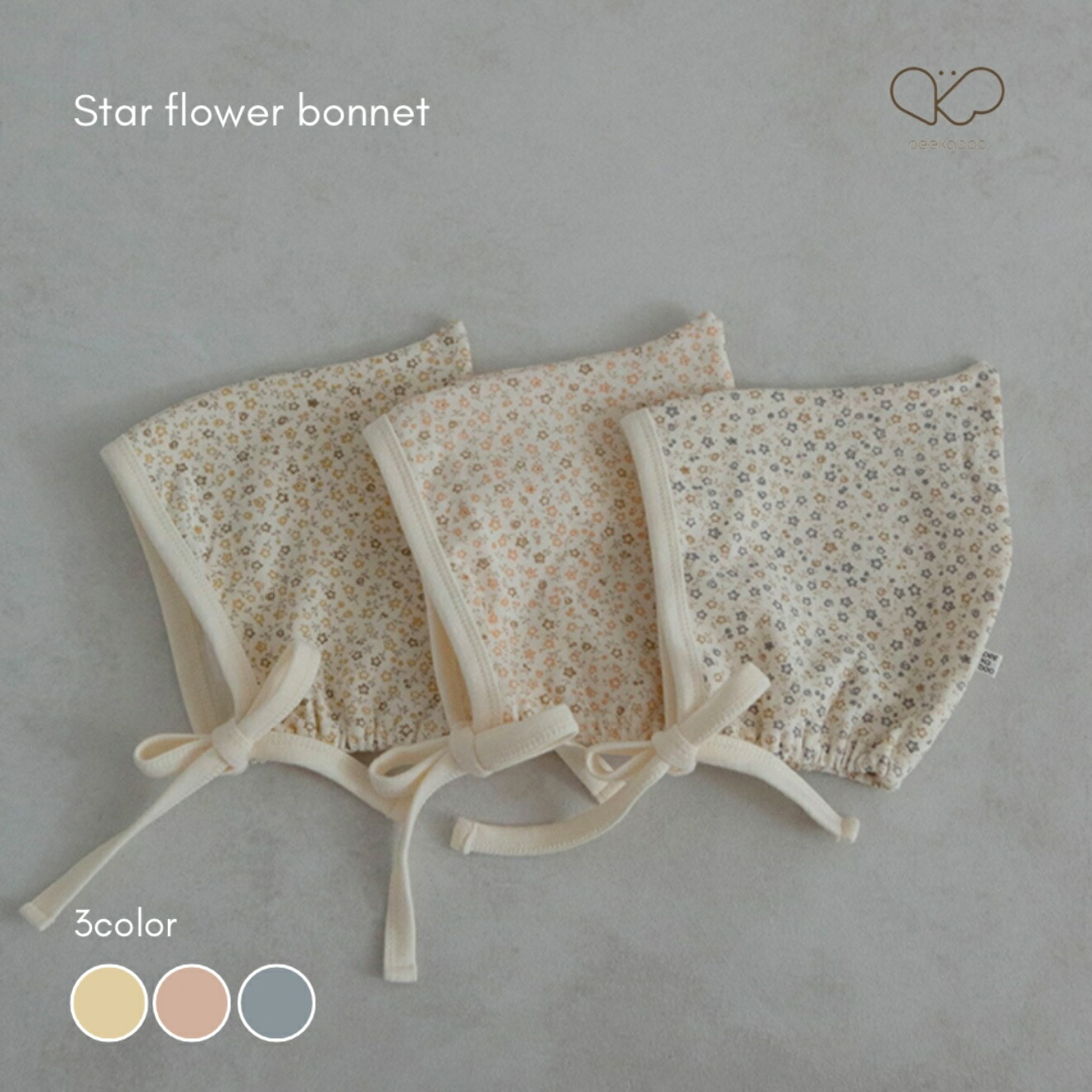 【楽天市場】【特別SALE価格】Star bonnet 小花柄 ボンネット とんがり帽子 春コーデ 花柄 春服 リンクコーデ お揃い 兄弟 ...