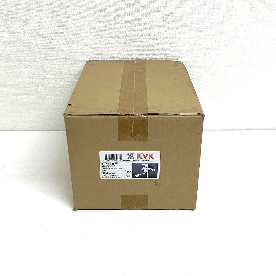【楽天市場】【中古】【未開封】KVK シングルレバー混合水栓 浴室用 KF5000W 寒冷地用 水栓金具 壁付 水栓金具：キューブファクトリー