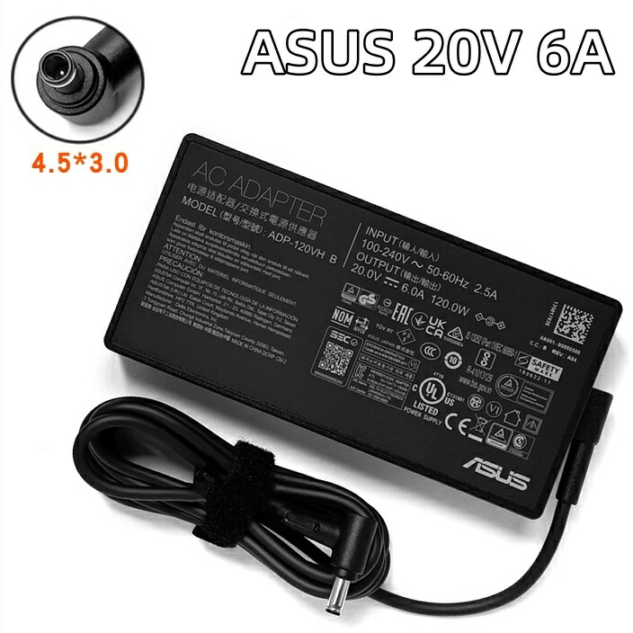 【楽天市場】純正新品 ASUS ADP-120VH B 20V 6A 120W ACアダプターFor ASUS ZenBook Flip 15 ...