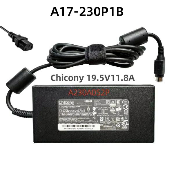 【楽天市場】純正新品 Chicony A17-230P1B 20V 11.5A ACアダプター 230W CLEVO P170SM ...