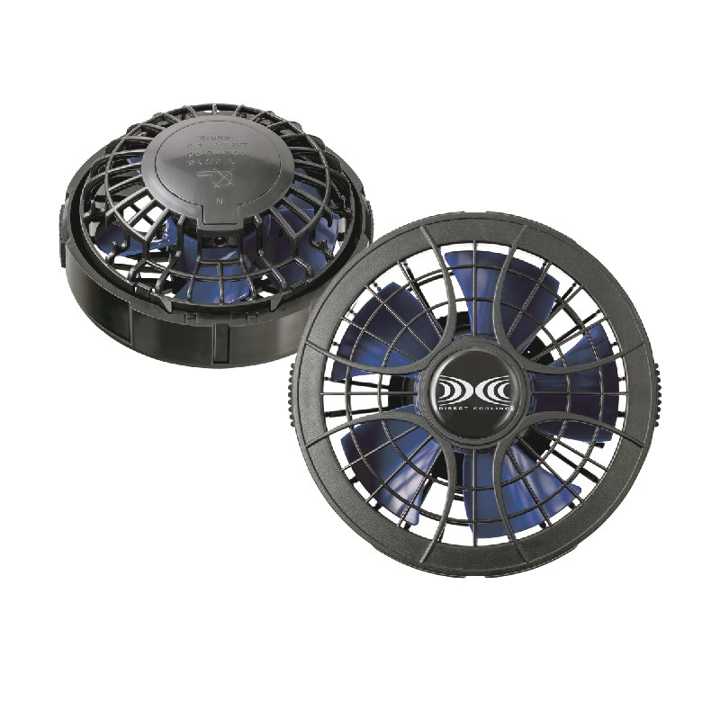 【楽天市場】パワーファン ブラック×ブルー FAN4BJ fan4bj 大風量 ファン 作業服 作業着 Jichodo 自重堂 XEBEC ジーベック タカヤ 山田辰 旭蝶 6500mAh ...