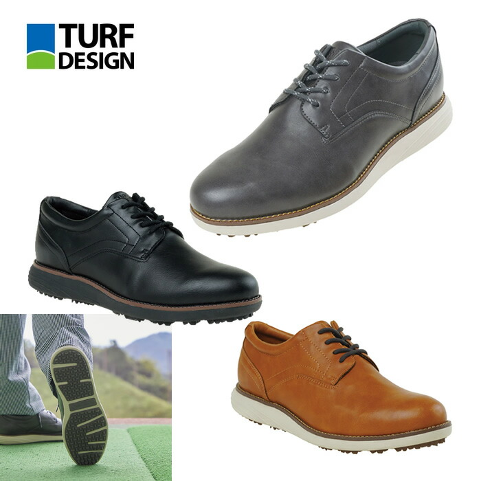 【楽天市場】ターフデザイン/TURF DESIGN メンズ スパイクレスシューズ TDSH-2371 2023年モデル ビジネス ゴルフ：コトブキゴルフKG−NET