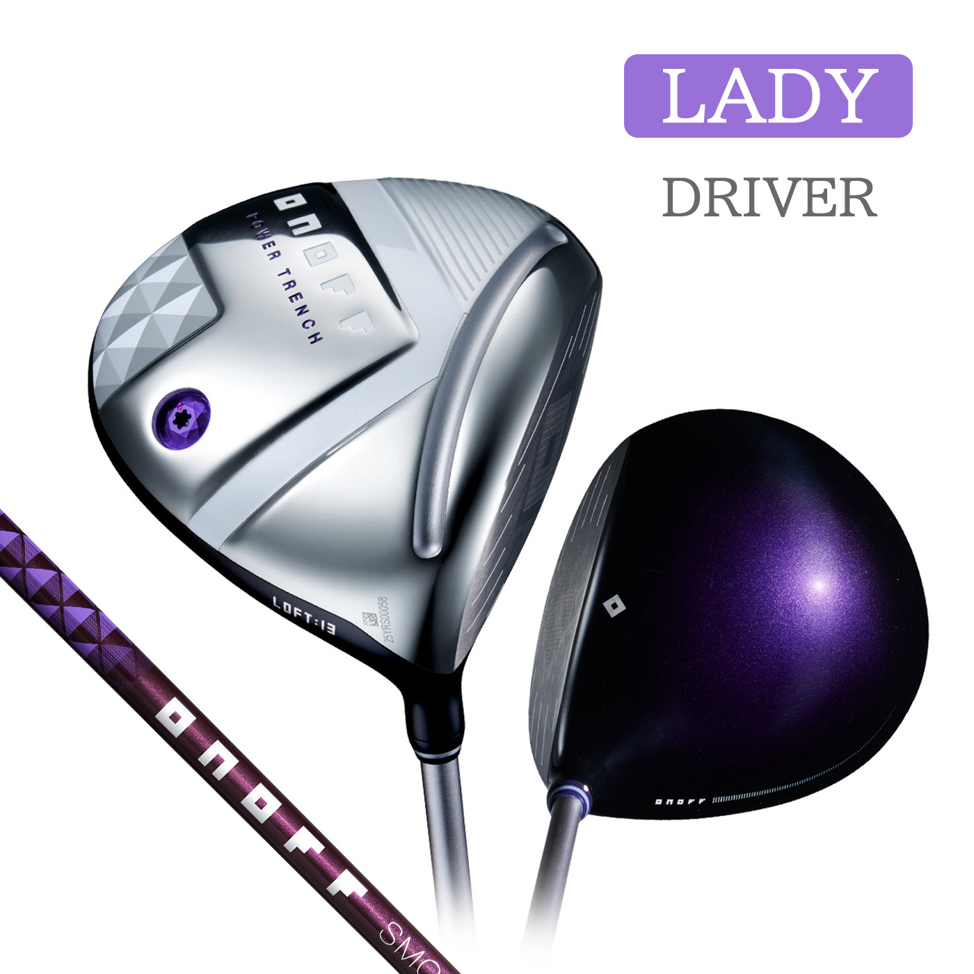 【楽天市場】【マラソン開催ポイントアップ中!!27日1時59分まで】【割引クーポン配布中！】ONOFF LADY DRIVER オノフ レディー ドライバー 標準シャフト SMOOTH ...