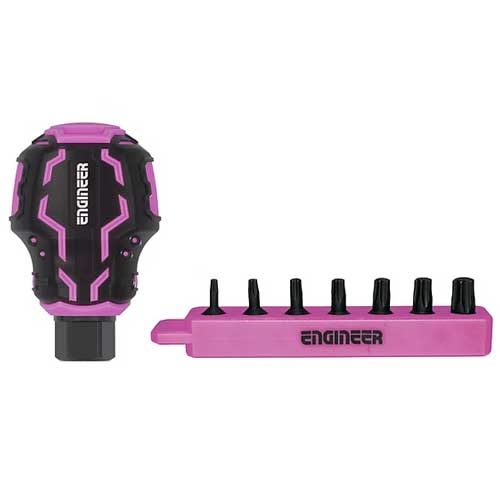 【楽天市場】☆エンジニア DZ-93P STUBBYドライヴ&ヘクスローブ極短 （DZ-90P・ヘクスローブビット7本組のセット）：工具ショップ