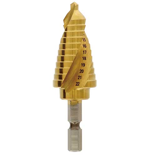 【楽天市場】【メール便対応】☆高儀/TKG EXST-1222 EXPステップドリル11段 φ12～22mm （1303506）：工具ショップ