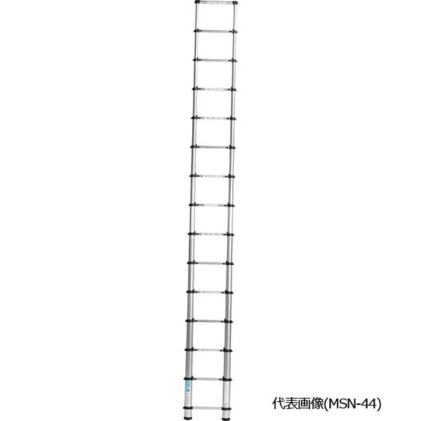 【楽天市場】【代引き不可】☆ALINCO/アルインコ MSN-44 伸縮式はしご 1.02～4.42m 最大使用質量100Kg 【時間指定不可 ...