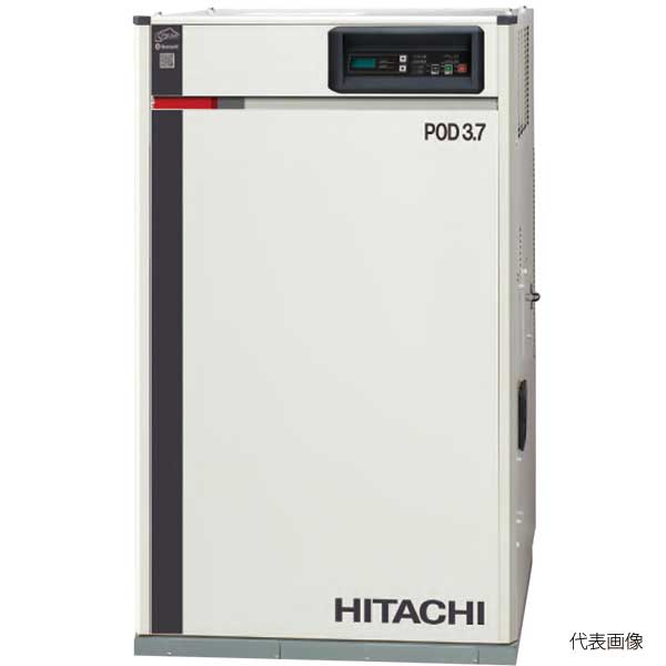 【楽天市場】☆日立産機 POD-3.7MR5(50Hz) POD-3.7MR6(60Hz) 無給油式パッケージベビコン 5馬力 三相200V ドライヤー内蔵型 旧型(POD-3.7MNB5 ...