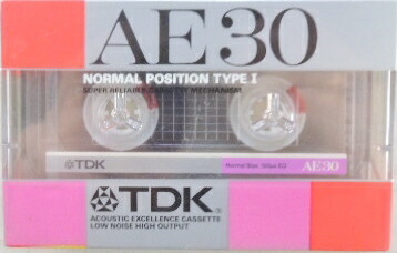 【楽天市場】TDK カセットテープ AE−30 30分テープ：甲陽電産 楽天市場店