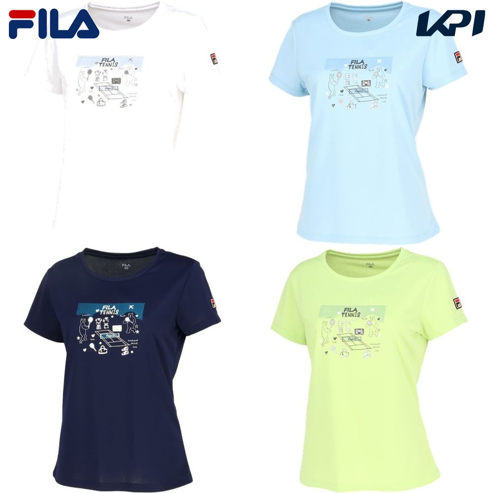 【楽天市場】フィラ FILA テニスウェア レディース グラフィックTシャツ VL2818 2024SS：KPI