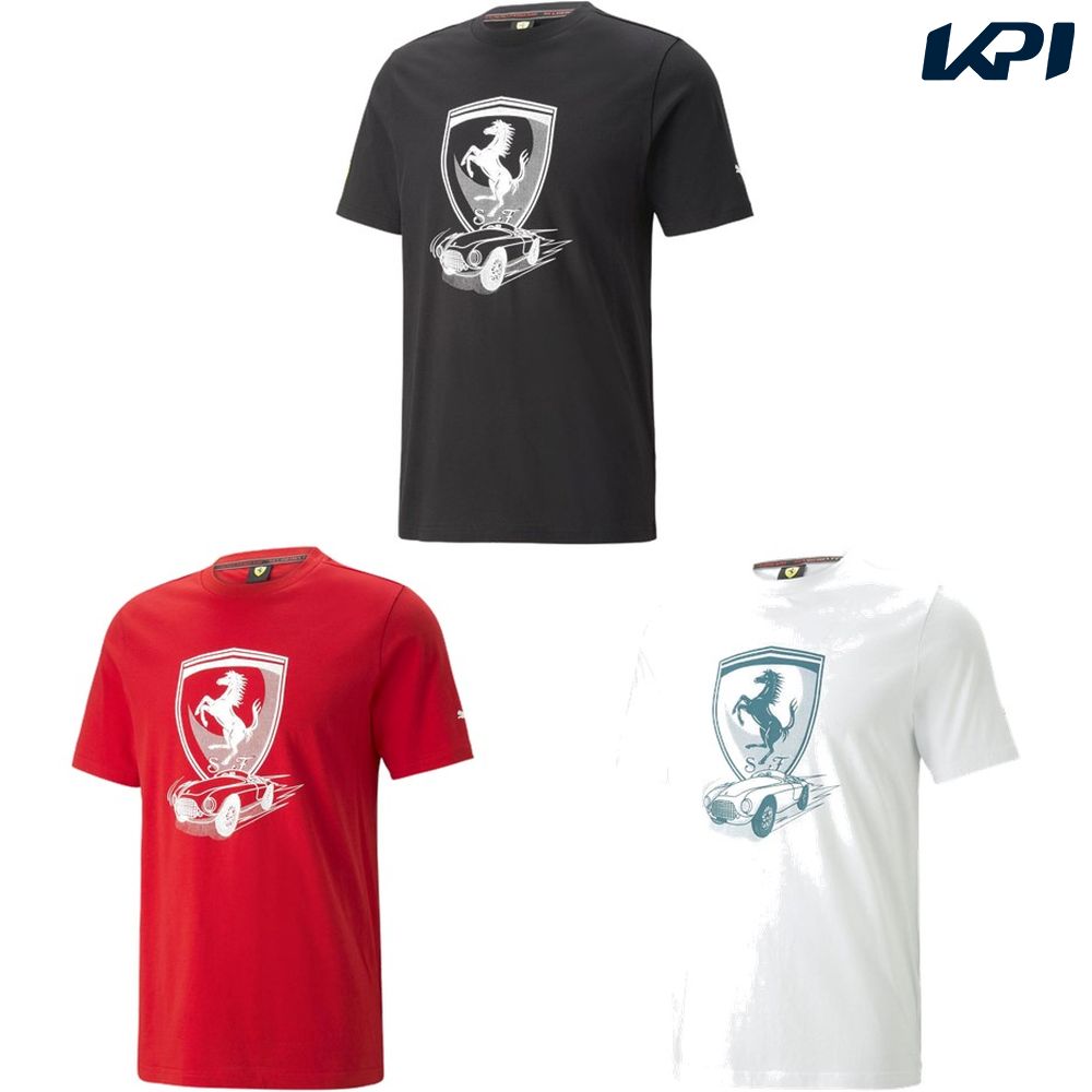 【楽天市場】【10%OFFクーポン対象】プーマ PUMA カジュアルウェア メンズ FERRARI RACE BIG SHIELD Tシャツ ...