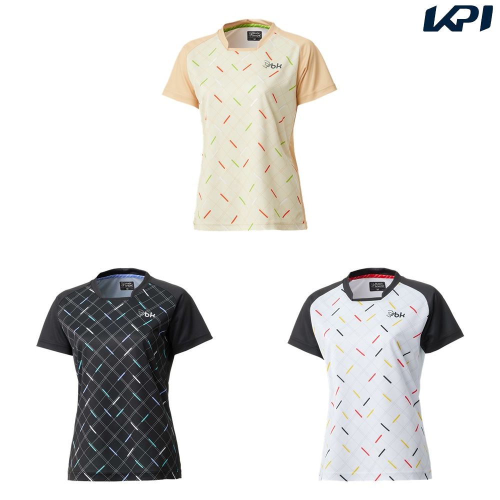 【楽天市場】ブラックナイト Black knight バドミントンウェア レディース ゲームシャツ T-4532L 2024SS：KPI24