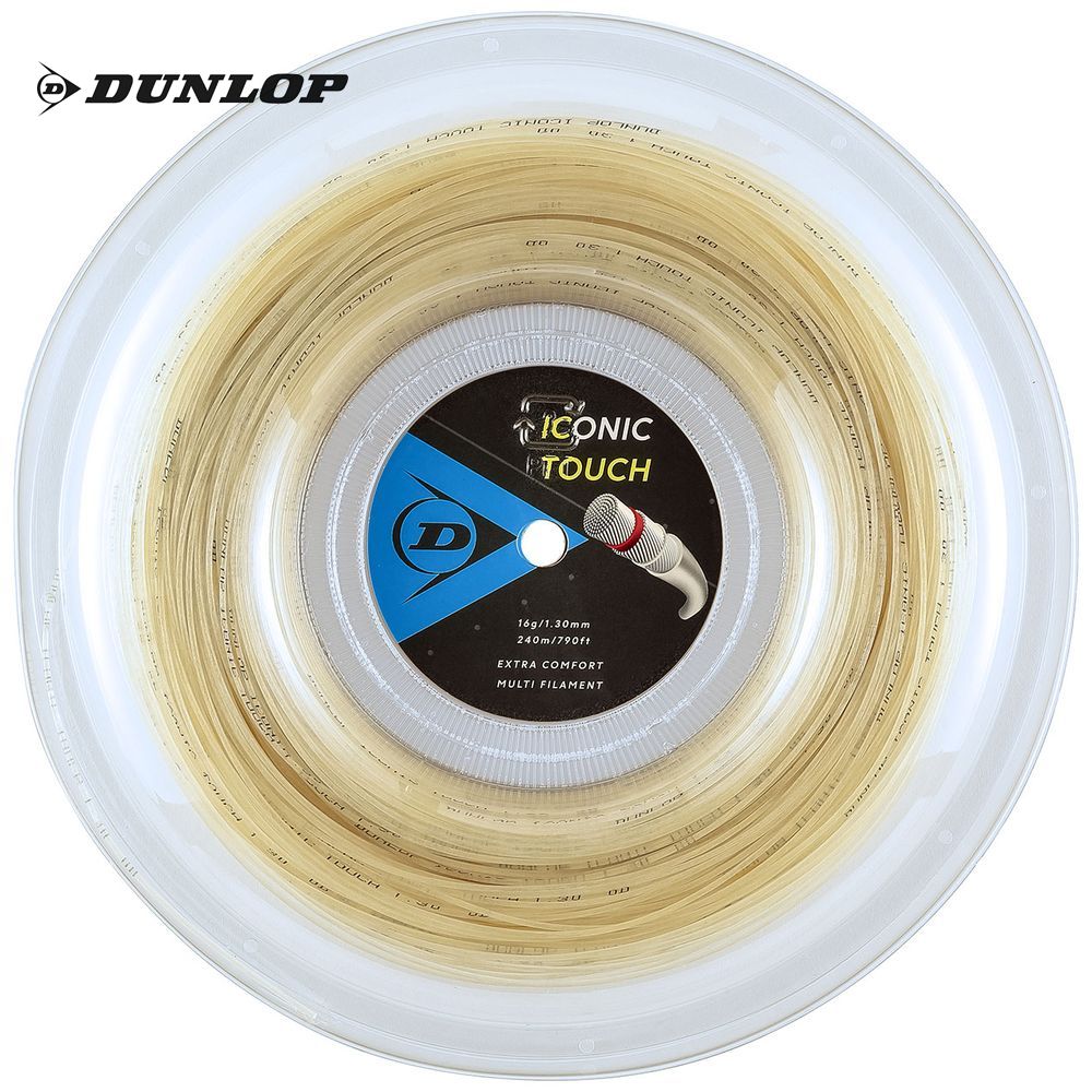 【楽天市場】ダンロップ DUNLOP テニスガット・ストリング ICONIC TOUCH アイコニック・タッチ ロールタイプ 240mロール DST32011：ウェルネスをサポートするWellMe