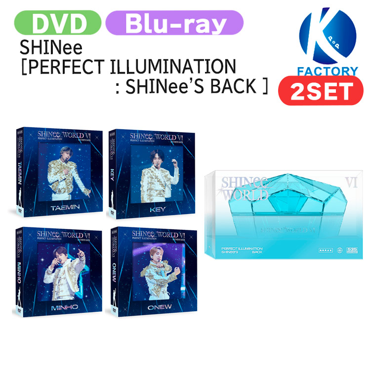 【楽天市場】[流通特典] SHINee (DVD+Blu-ray) [ PERFECT ILLUMINATION : SHINee'S BACK ] 2024 SHINee WORLD VI ...