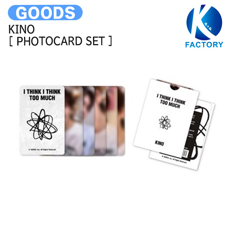 【楽天市場】KINO [ PHOTOCARD SET ] 1st Concert I think I think too much OFFICIAL MD / フォトカード / キノ ...