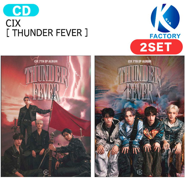 【楽天市場】CIX [ THUNDER FEVER ] 2種セット 7th Mini Album / シーアイエックス KPOP / 韓国音楽チャート反映 KPOP / 1次予約：K ...