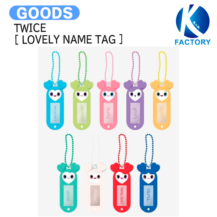 【楽天市場】【条件あり特典付】 TWICE [ LOVELY NAME TAG ] THIS IS FOR WORLD TOUR IN ...