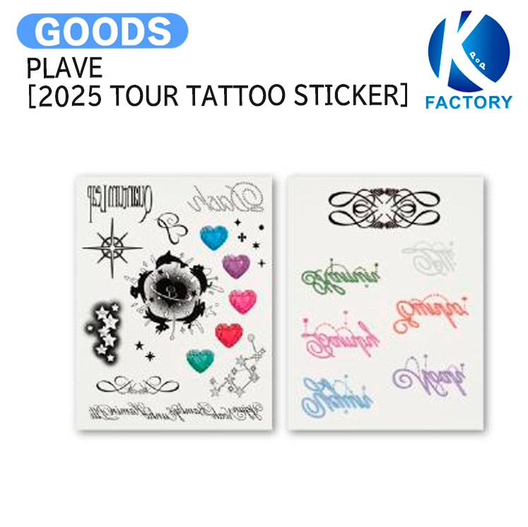 【楽天市場】PLAVE [ 2025 TOUR TATTOO STICKER ] 2025 PLAVE Asia Tour [DASH ...