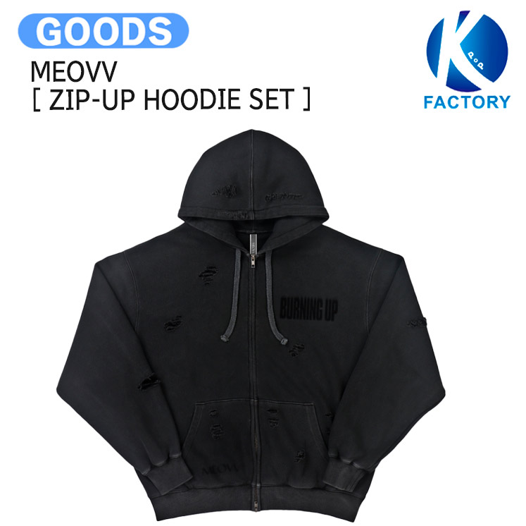 【楽天市場】MEOVV [ ZIP-UP HOODIE SET ] 2025 MEOVV BURNING UP OFFICIAL MERCH ...