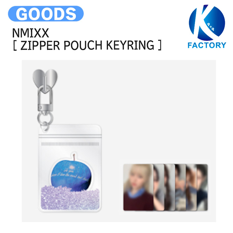 【楽天市場】NMIXX [ ZIPPER POUCH KEYRING ] Blue Valentine: inside the heart ...