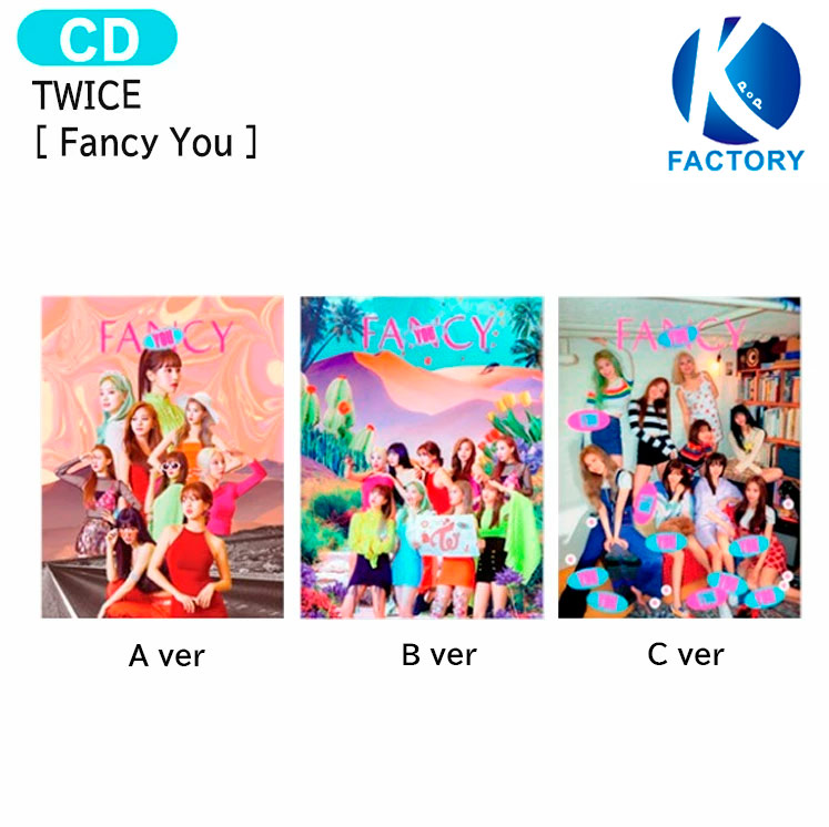 【楽天市場】送料無料 TWICE [ Fancy You ] 3種選択 7th Mini Album / トゥワイス アルバム / 韓国音楽 ...