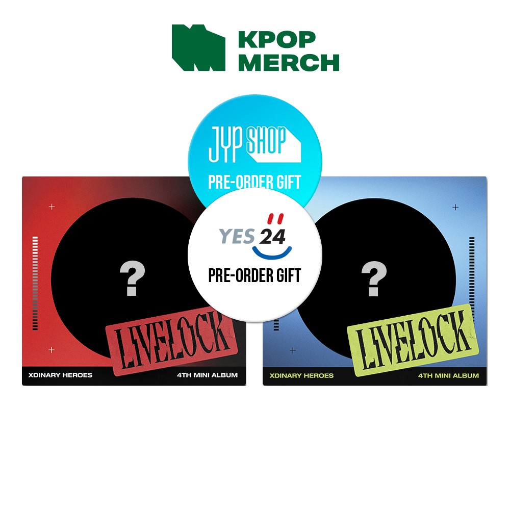 【楽天市場】【JYP,YES24特典選択可能】(DIGIPACK ver.)2種 セットXDINARY HEROES - LIVELOCK (4TH mini album)【10月11日発売 ...