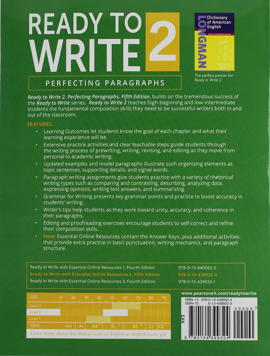 【楽天市場】Ready to Write 2 (5E) Student Book with Essential Online Resource (Ready to Write Series ...
