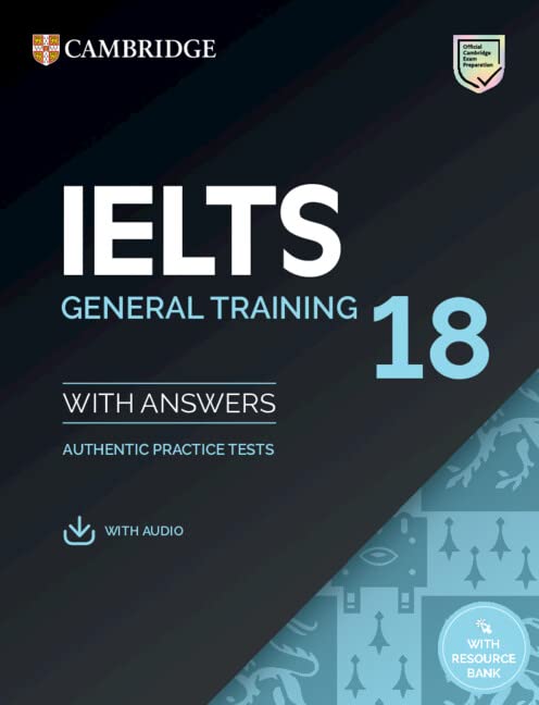 【楽天市場】Ielts 18 General Training Book + Audio With Resource Bank ...