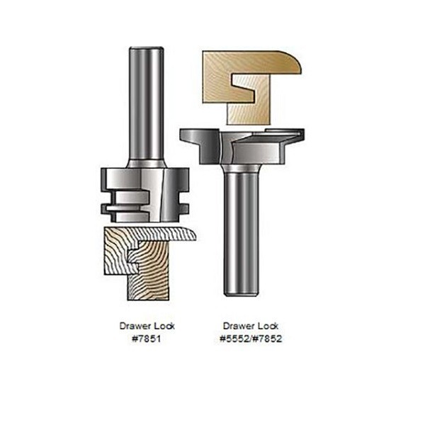 【楽天市場】MLCS Drawer Lock Router Bits - ドローワーロックビット：KQLFTTOOLS