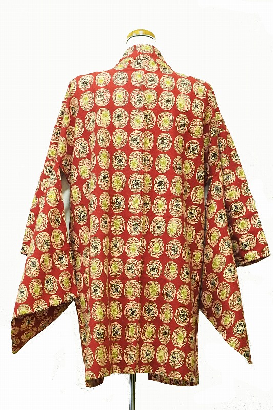 【楽天市場】haori Jacket Fireworks pattern 0052 haori Japanese vintage silk ...