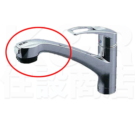 【楽天市場】【KVK】旧MYM シャワーヘッド組 HC745-CK（FB276GK8等用）オールシルキー泡沫吐水 キッチン水栓用 水栓金具 補修部品 送料無料：K＆R住設商店