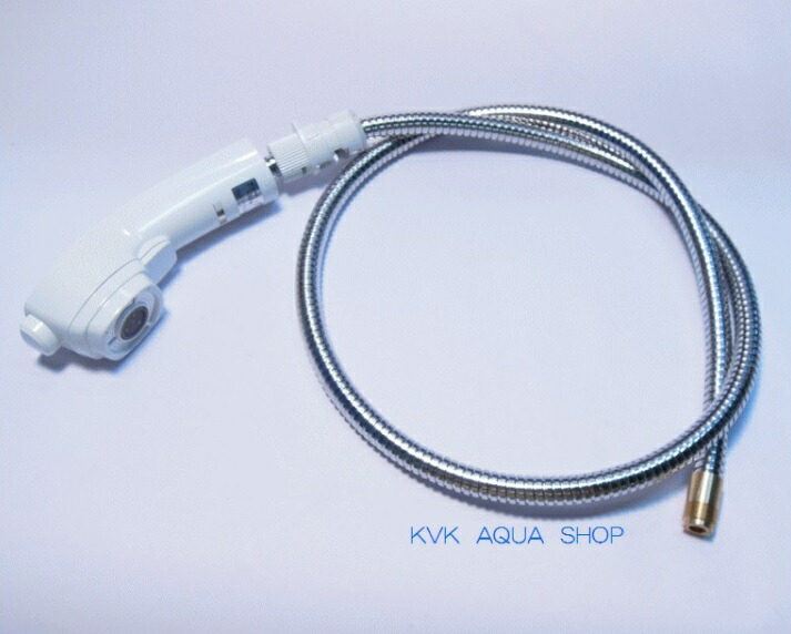 【楽天市場】【KVK】旧MYM シャワーヘッド＆ホース組 HC745M8（FB277GK8等用）キッチン水栓用 水栓金具 補修部品 送料無料 メーカー直送品：K＆R住設商店